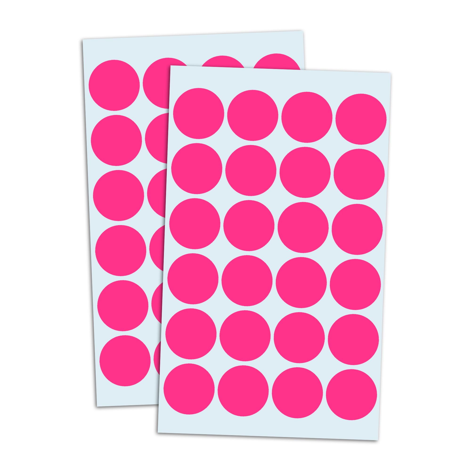 Amazon.com: 1200 Pack, 1" Round Dot Stickers Circle Labels - Pink ...