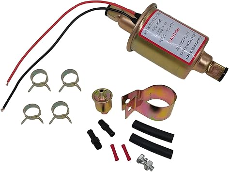 Amazon.com: Universal 12V Electric Fuel Pump E8012S 5-9 PSI Gasoline ...