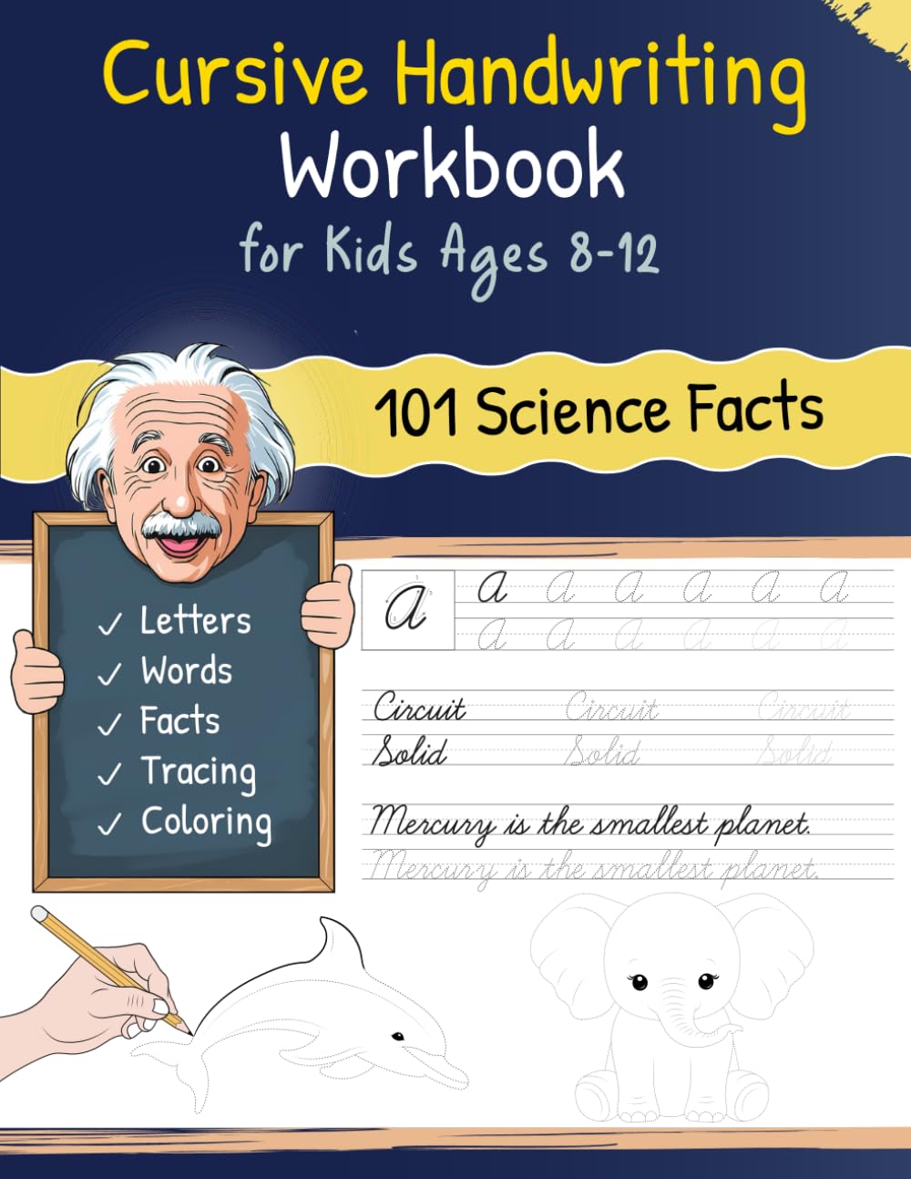 Cursive Handwriting Workbook for Kids: A Fun Cursive Workbook for Kids ...