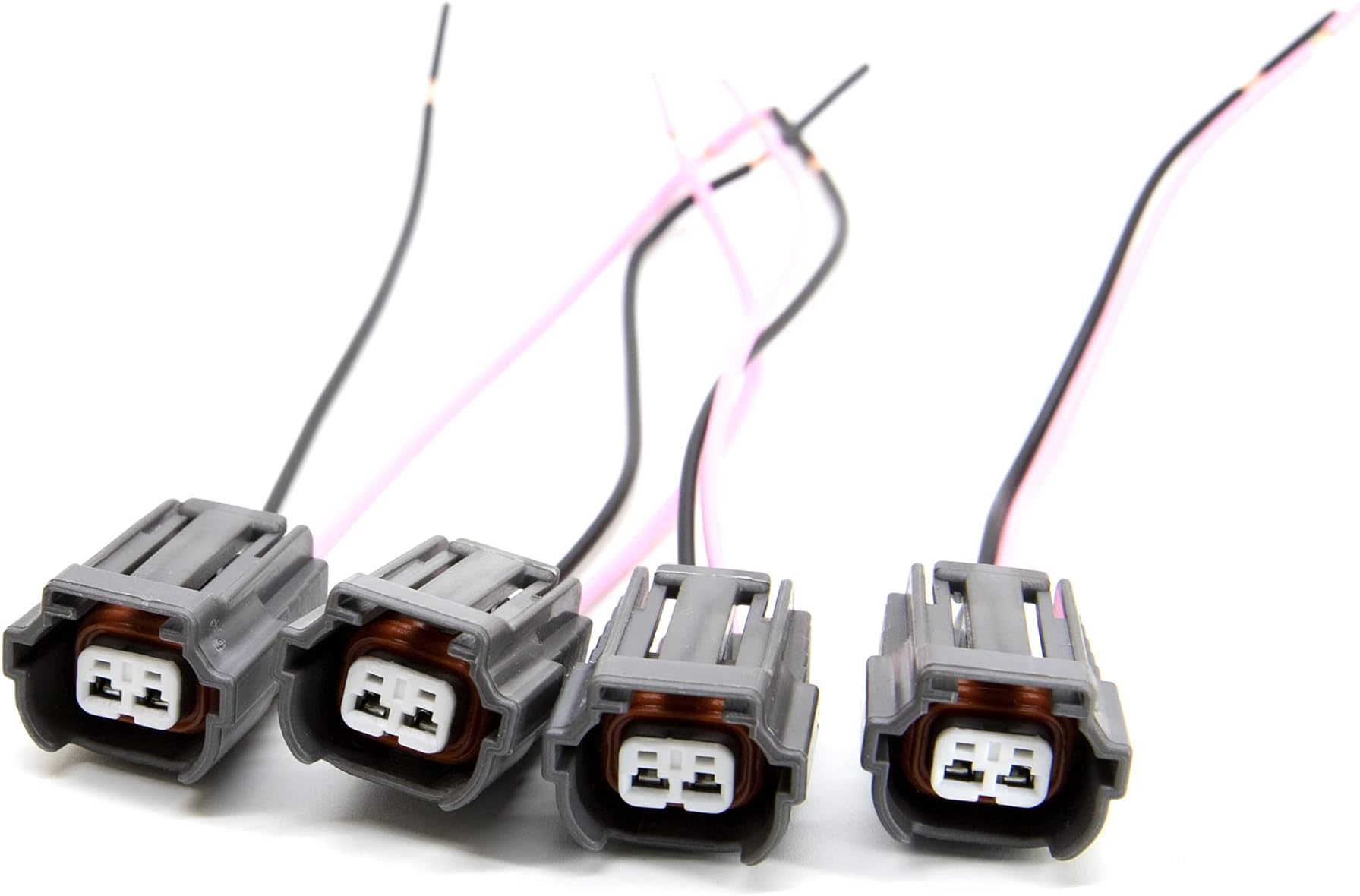 Amazon.com: 6-Denso High Impedance Female Fuel Injector Connector ...