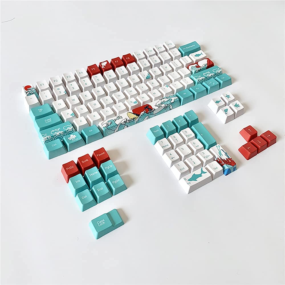 Buy GTSP 104 Japanese Keycaps 60 Percent for GK61 Custom Key Cap Set ...