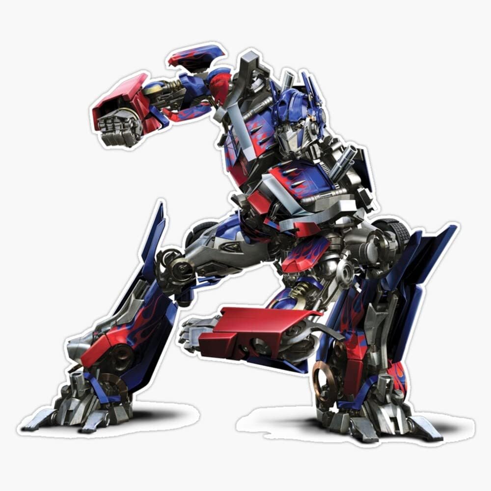 Buy Optimus Prime transformers Bumper Sticker Vinyl Decal 5" Online at ...