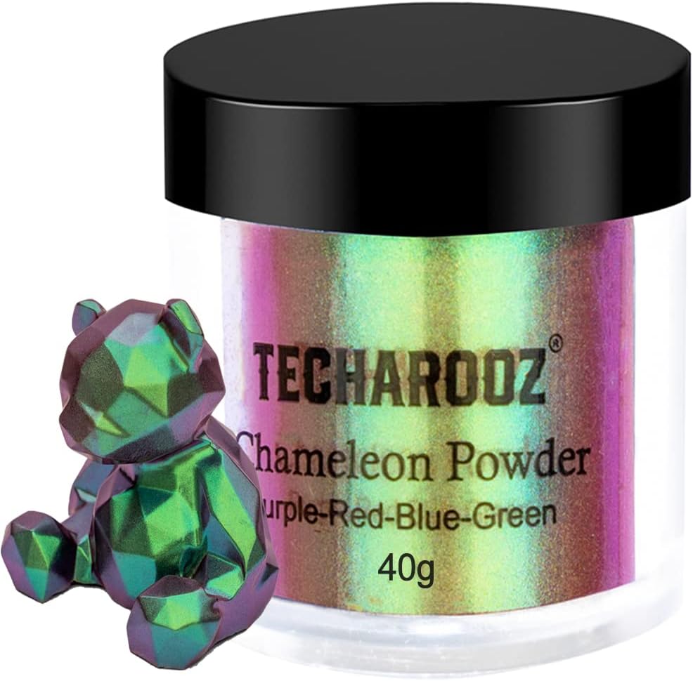 Amazon.com: TECHAROOZ Chameleon Mica Powder (Purple-Red-Blue-Green ...