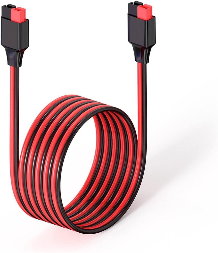 Amazon.com: ELFCULB Anderson Extension Cable,12AWG Solar Extension Cable Anderson Connector ...