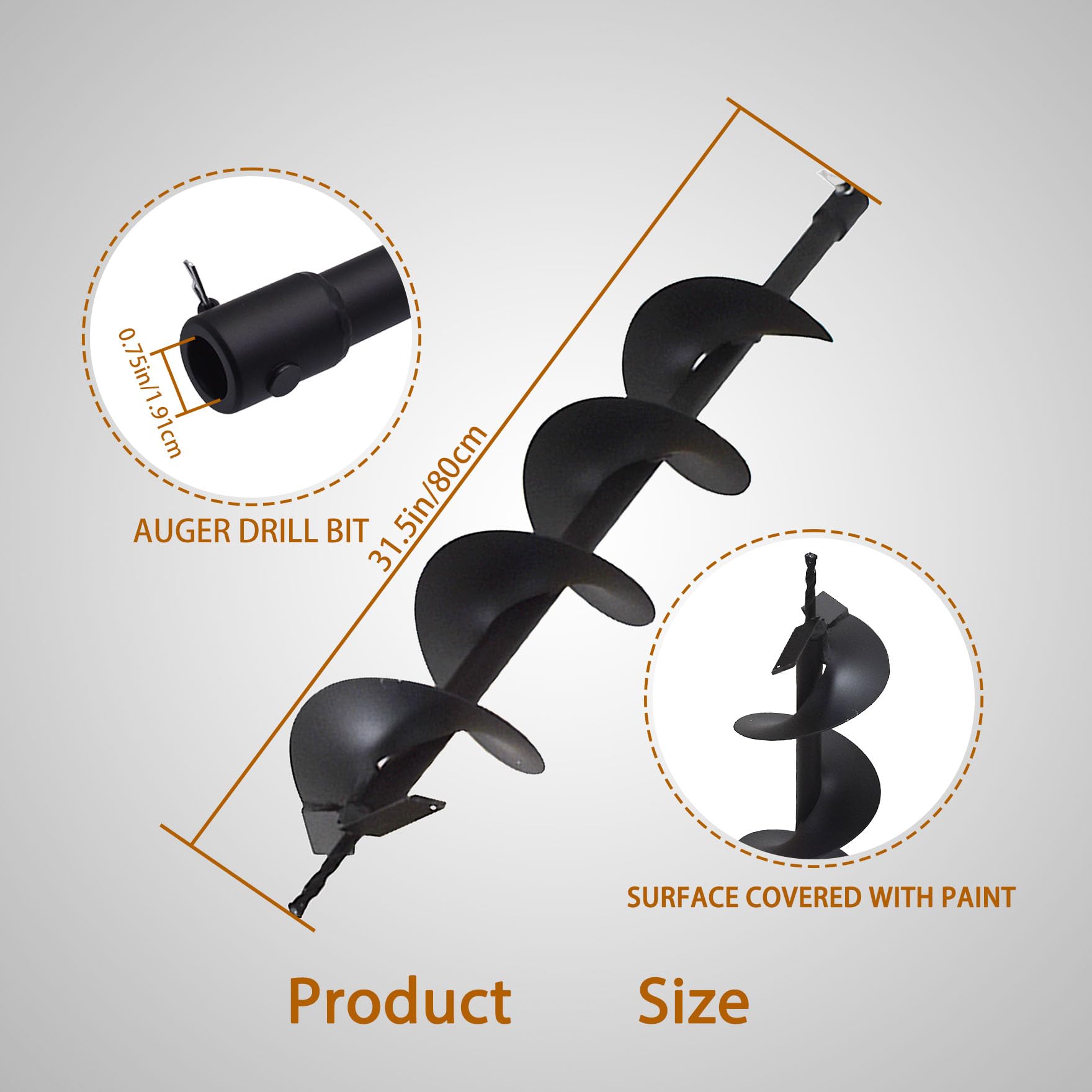 Earth Auger Bit Extension