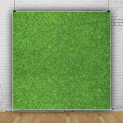 Amazon.com : Pnylzzyxh 8x8ft Grass Greenery Backdrop Green Leaves ...
