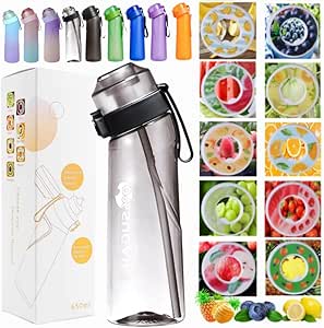 Amazon.com: FFLKTT Air Water Bottle,2024 New Scent Water Bottle with Air Water Flavour Pod,Leak ...