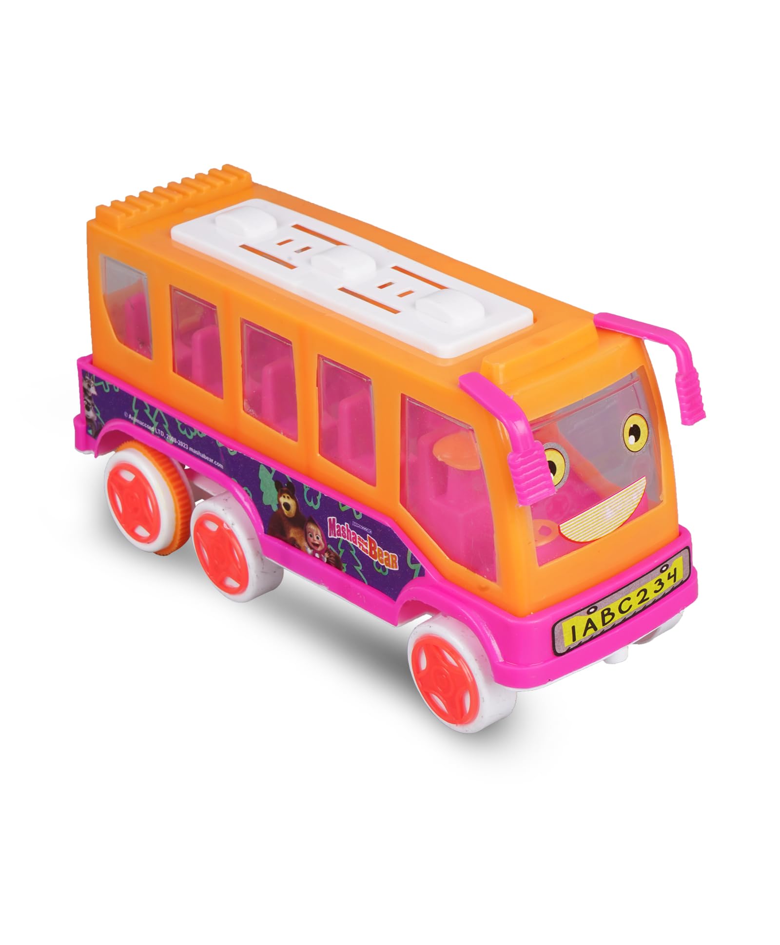 Asian Friction Powered Toy Bus For Kids Masha And Bear | Desertcart INDIA