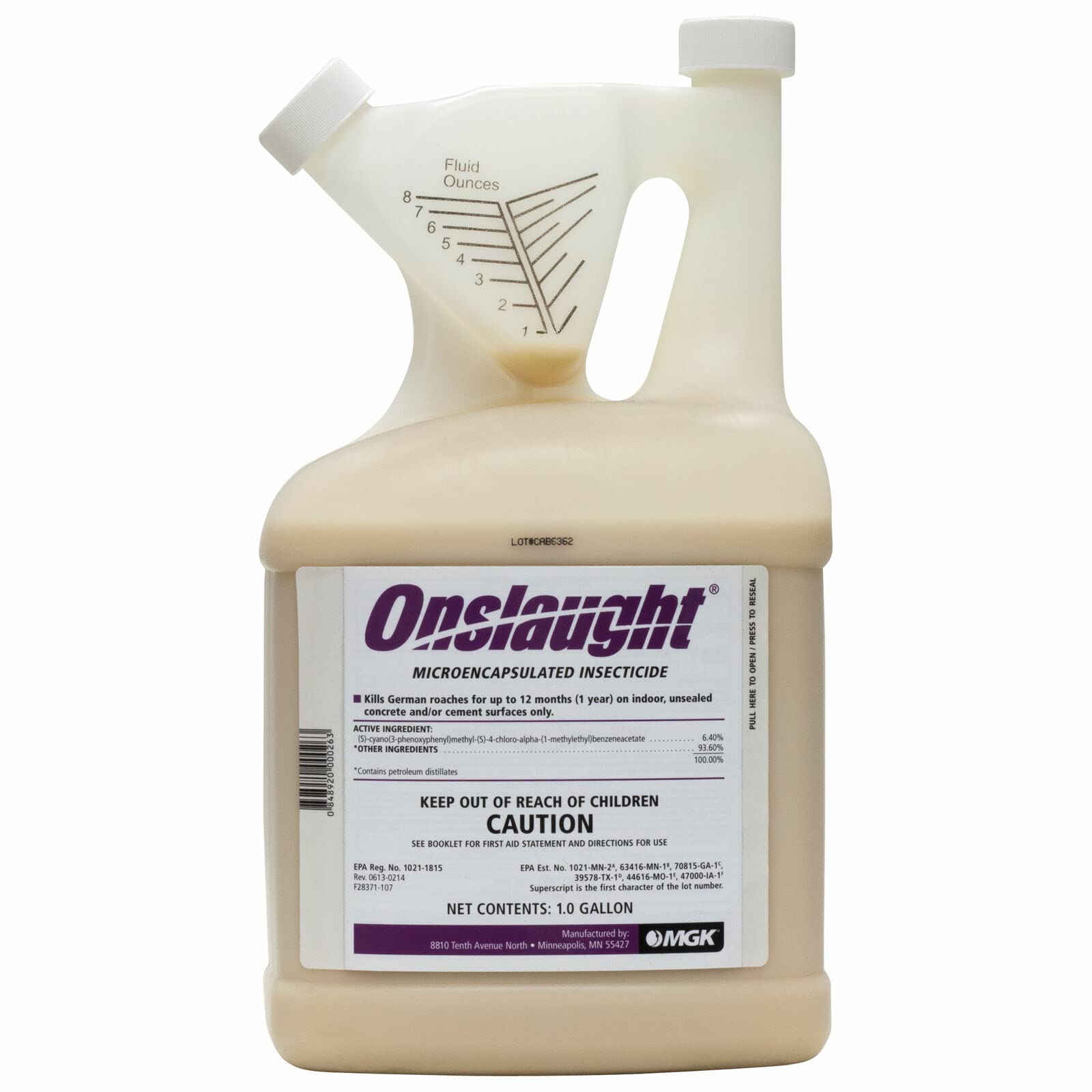 Amazon.com: Onslaught Micro Encapsulated Insecticide - one Gallon (128 ...