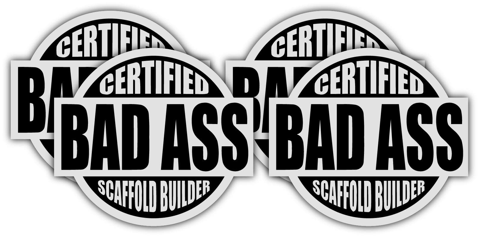 Amazon.com: Bad Ass Scaffold Builder Hard Hat Sticker/Helmet Decal ...