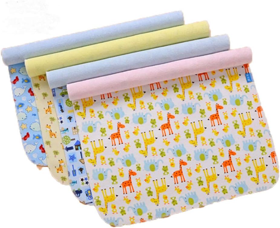 Amazon.com: Monvecle 4pcs Pack Baby Infant Waterproof Cotton Changing ...