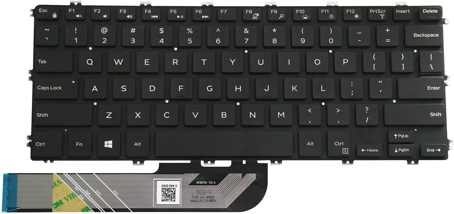 Amazon.com: AUTENS US Replacement Keyboard for Dell Inspiron 5480 5481 5482 5485 5488 5491 5580 ...