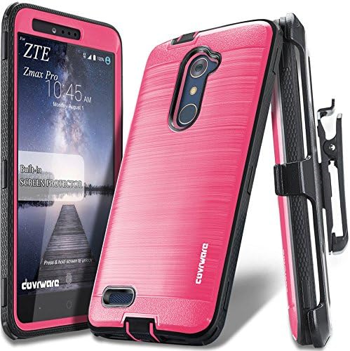 Amazon.com: COVRWARE [Iron Tank] case Compatible with ZTE ZMAX PRO/ZTE ...