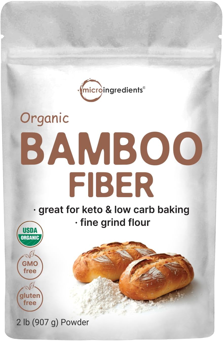 Amazon.com : Fiber Gourmet Low Carb Flour Blend, Non GMO, Vegan All Purpose Flour, 81% less net ...