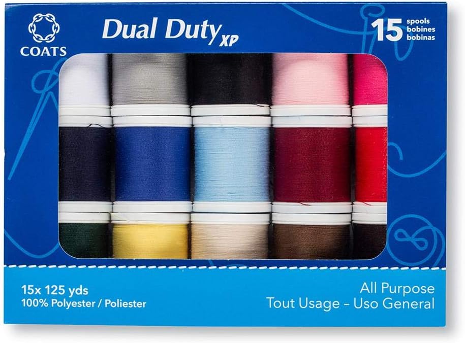 Amazon.com: Coats & Clark Dual Duty XP General Purpose Thread ...