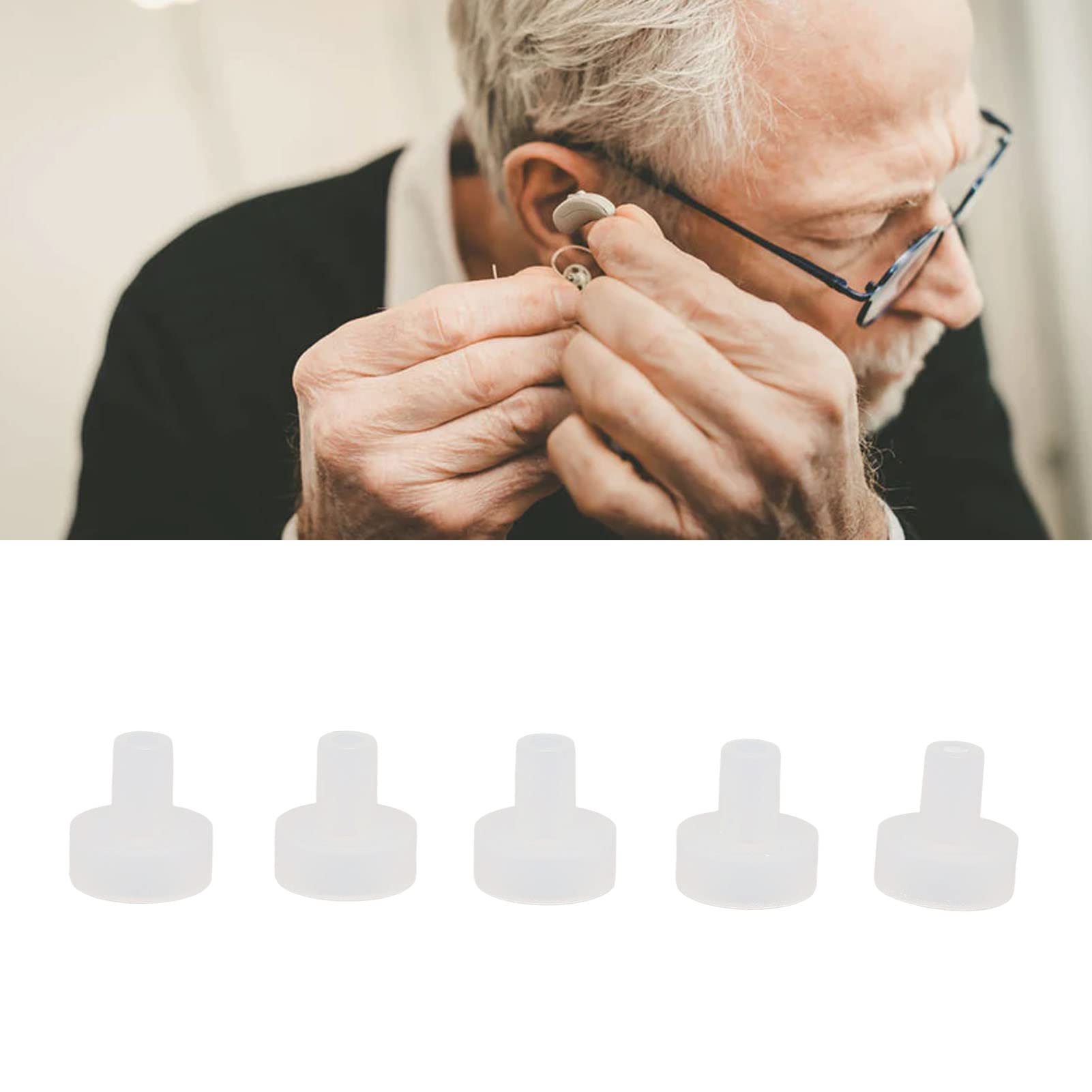 Buy Receiver Ear Tip Hearing Aid Tubes Connector, Adaptor Replacement ...