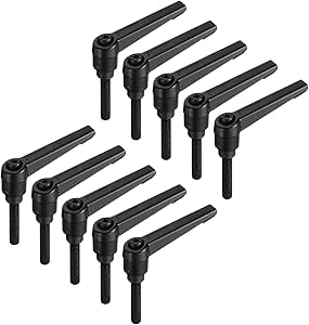 Amazon.com: uxcell 10pcs Lever Adjustable Handles M6 x 32mm Metric Male ...