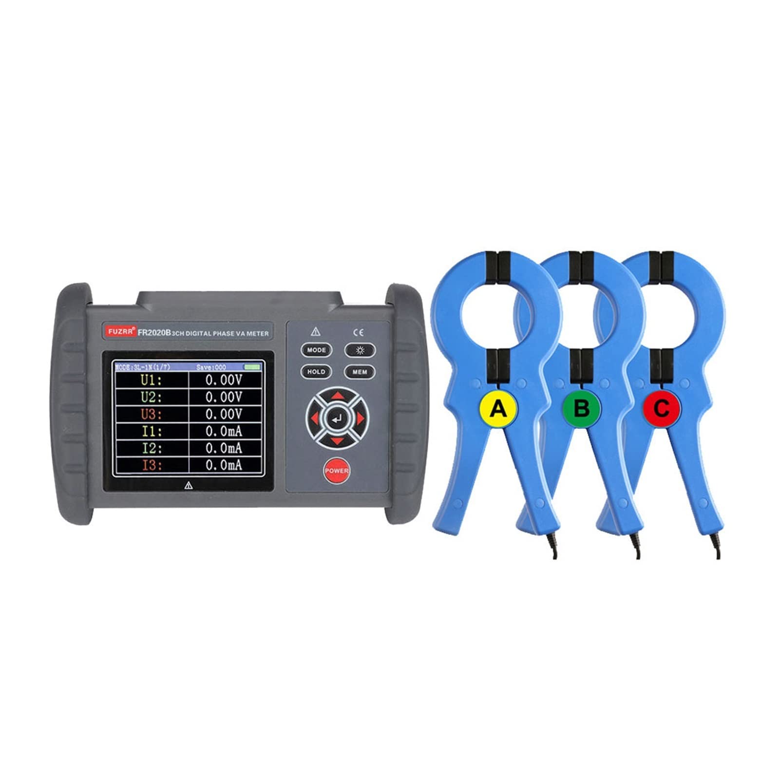 Buy YAOSHI Digital Clamp Meter Large-diameter Three-phase Digital Phase ...