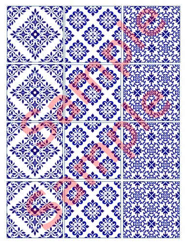 Amazon.com: Edible Image Mexican Tiles 2.5"x2.5" Wedding Favors Tile ...