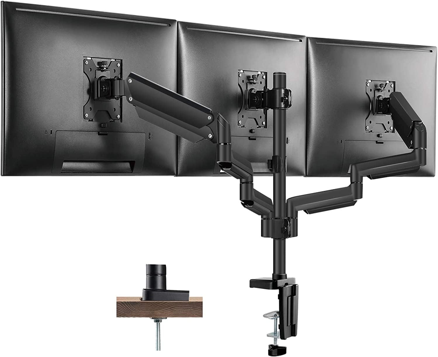 IMtKotW Triple Monitor Mount - Monitor Desk Mount for 3 Computer ...