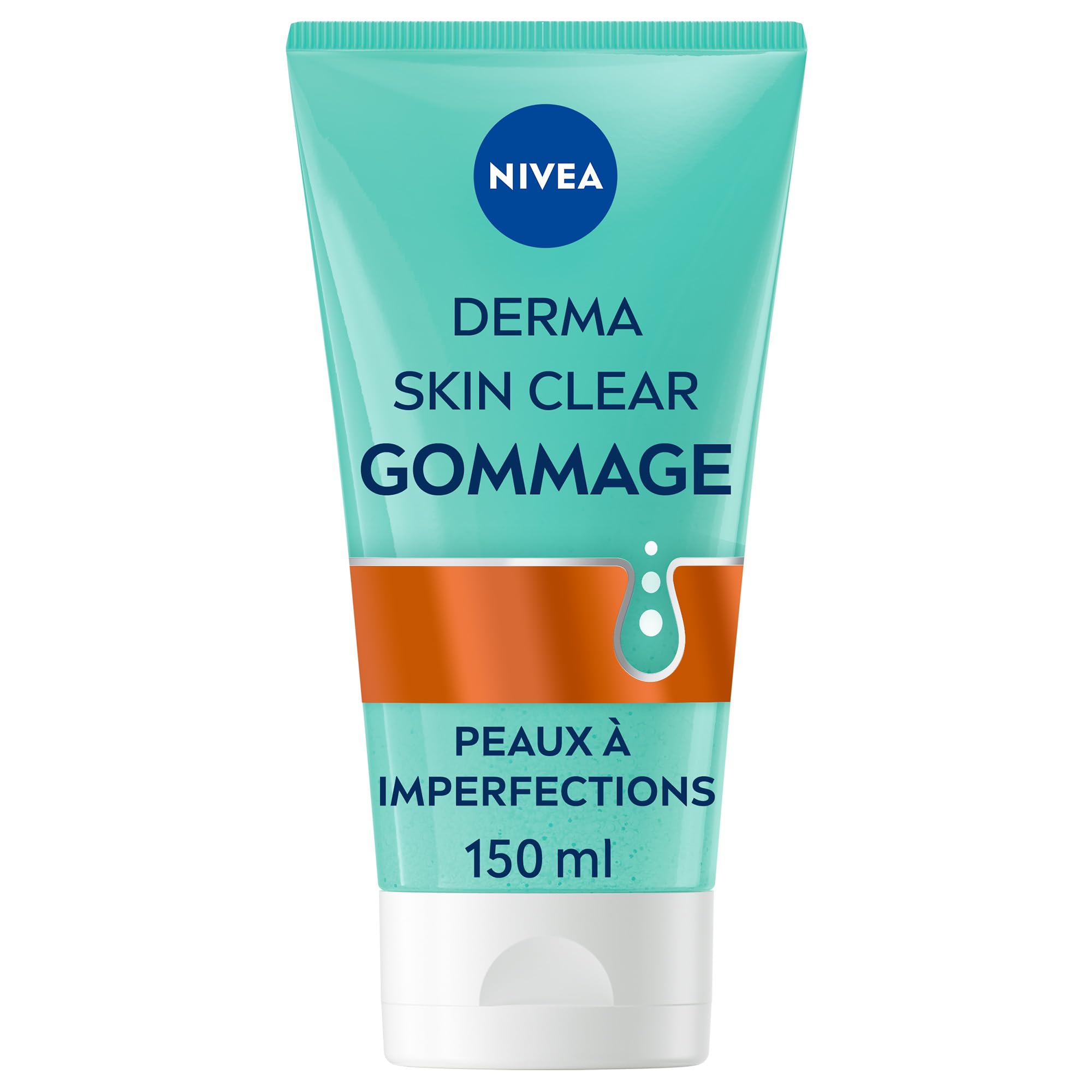 NIVEA Derma Skin Clear Gommage Visage (1 x 150 ml)— Soin visage ...