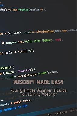 Amazon | Vbscript Made Easy: Your Ultimate Beginner'S Guide To Learning Vbscript (English ...