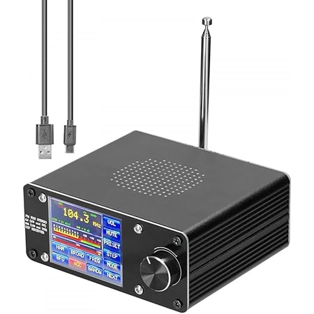 DAZZLEEX ATS-100 Ricevitore Radio, Ricevitore Radio per Tutte Le Bande ...