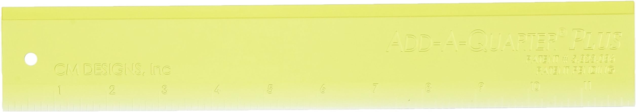 Amazon.com: CM Designs Ruler 12" Add-A-Quarter Plus