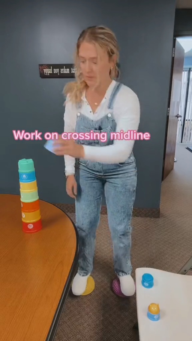 Watch how I'd use these stacking cups as an occupational therapist on ...