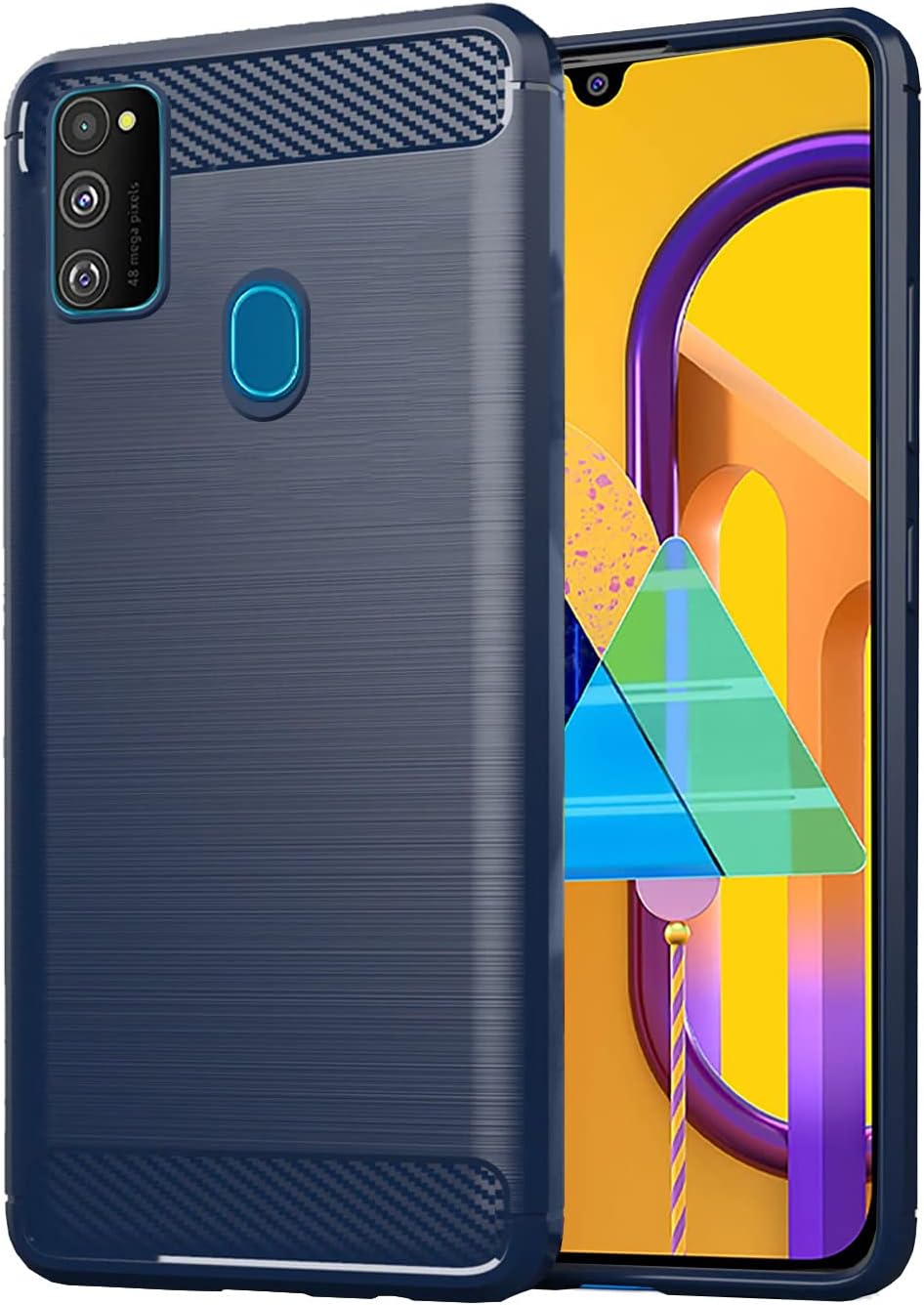 Pikkme Samsung Galaxy M30s / M21 / M21 2021 Back Cover |Hybrid Shock Proof | Matte Soft Silicon ...