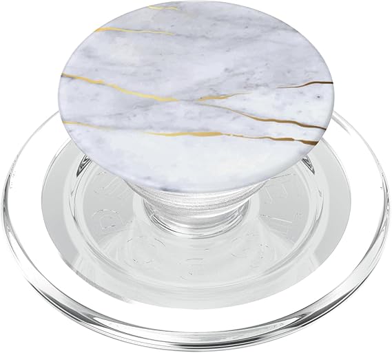 Amazon.com: White Gold Marble PopSockets PopGrip for MagSafe : Cell ...