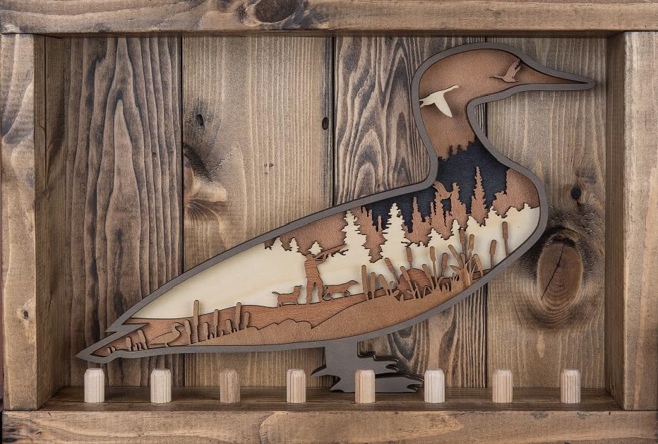 Amazon.com: Duck Call Display Case, Duck Call Box, Duck Call Shelf ...