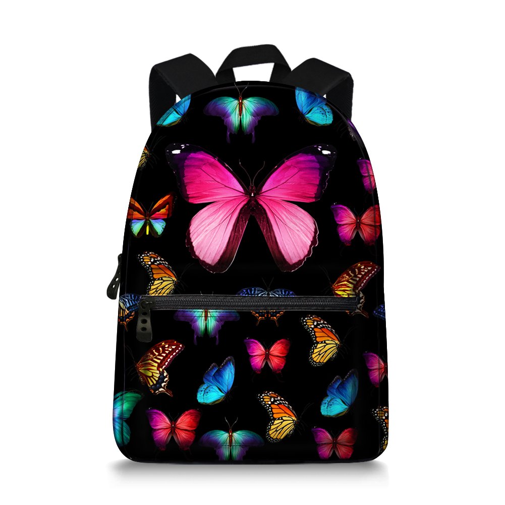 Amazon.com: Butterfly School Bag Rucksack Backpack 15.5Inch : Electronics