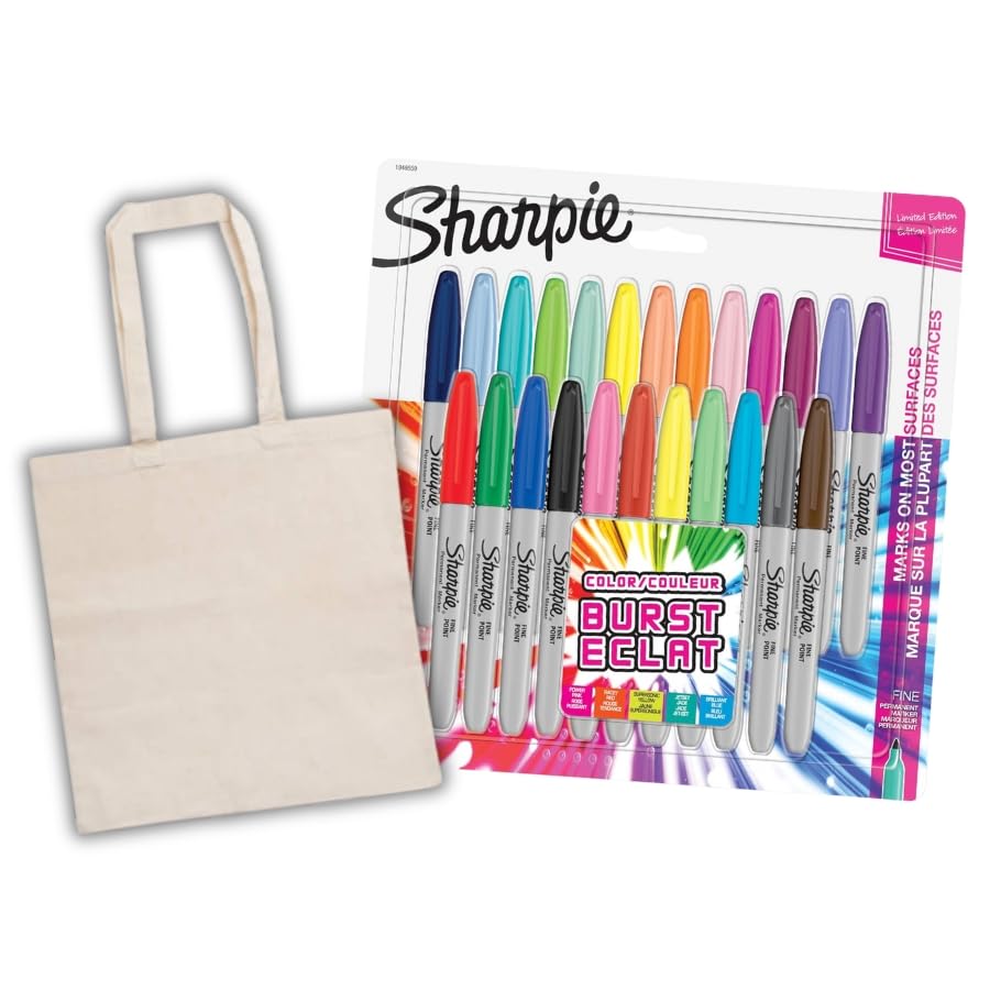 Sharpie Permanent Markers | Fine Point for Bold Details | Colour Burst ...