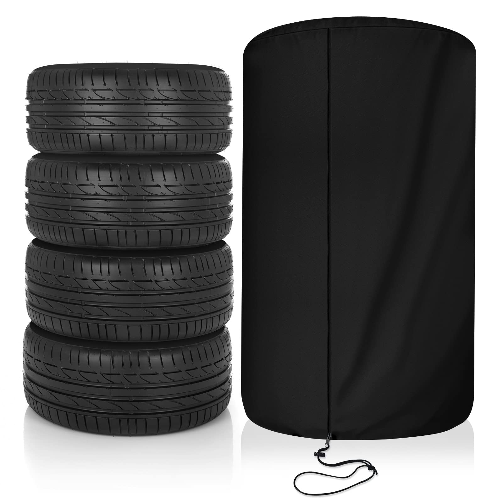 Tire Cover, Seasonal Tire Storage Bags Fits up to Diameter 32" Tires ...