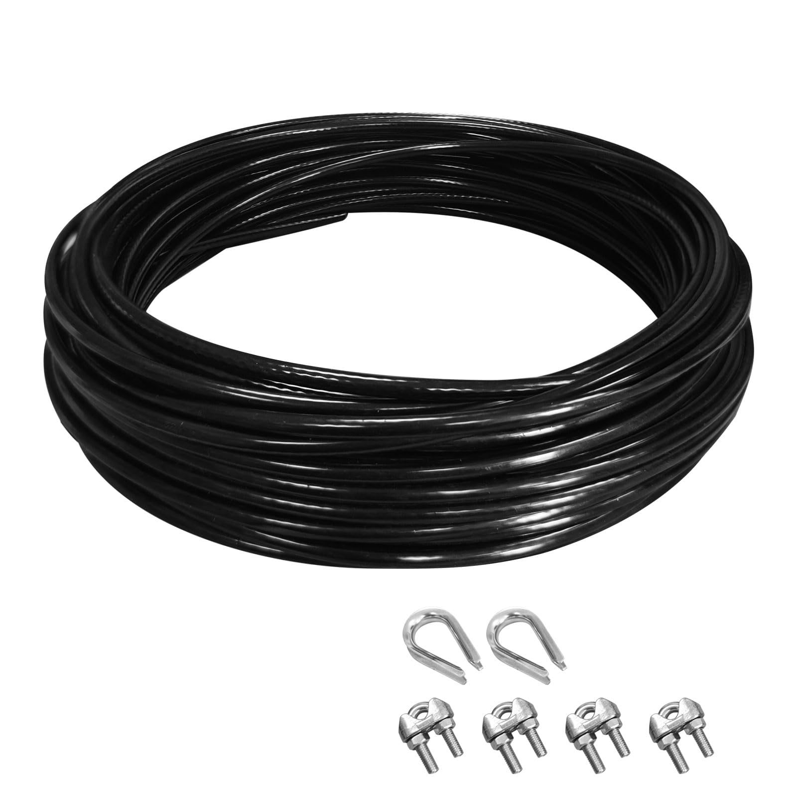 Amazon.com : powerfeng 65.6Ft Fitness Pulley Cable, Replacement Gym ...