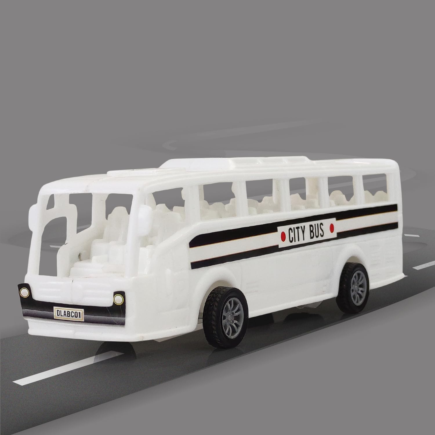 NHR Plastic Friction Powered Toy Bus for Kids, Toy Bus, Bus Toy, Toy ...