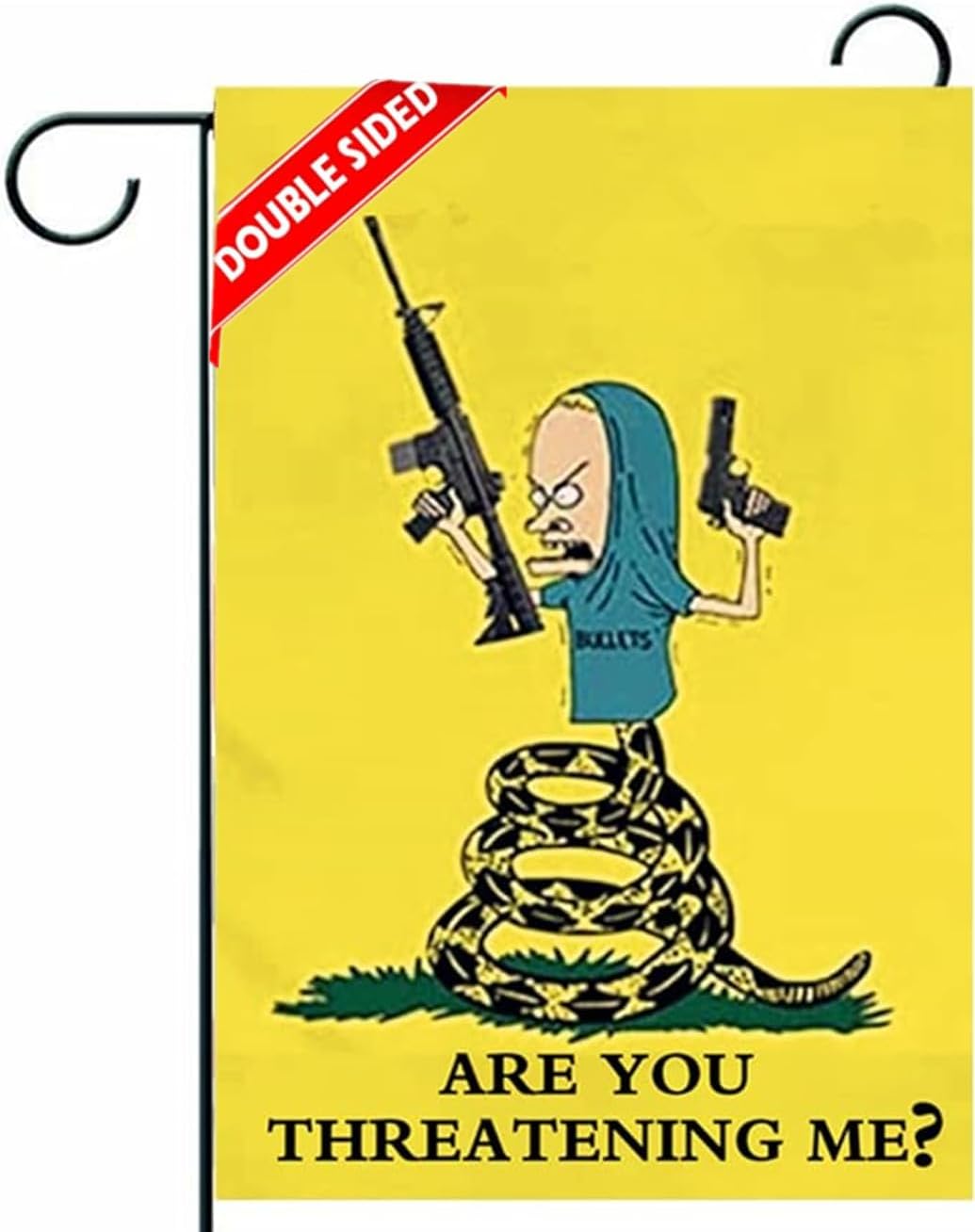 Amazon.com : Eksent DONT TREAD ON ME Flag Outdoor Are you threatening ...