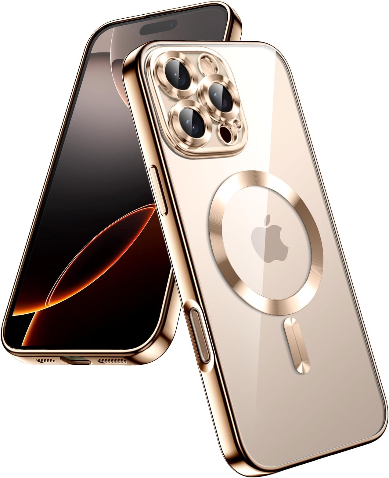 JETech Magnetic Case for iPhone 16 Pro Max 6.9-Inch Compatible with MagSafe, Translucent Matte ...