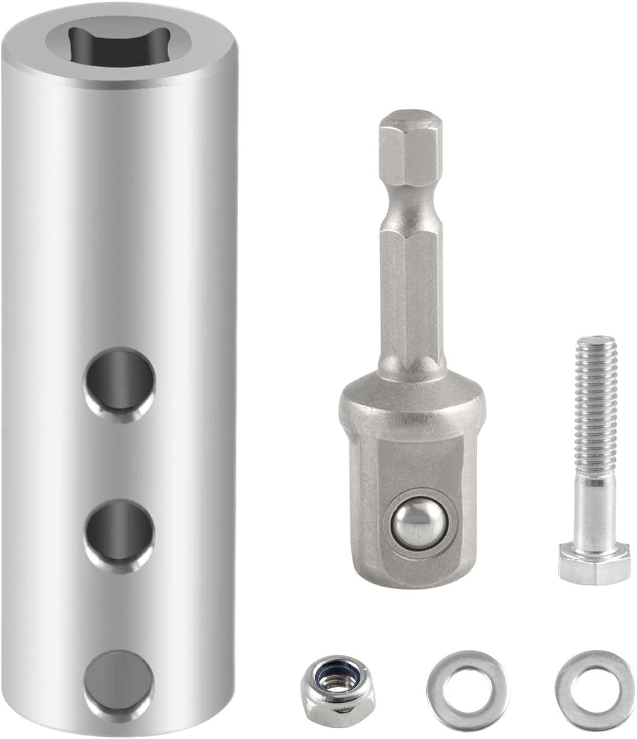 Amazon.com: EVRBUL Upgraded Stainless Steel Trailer Jack Electric Drill ...