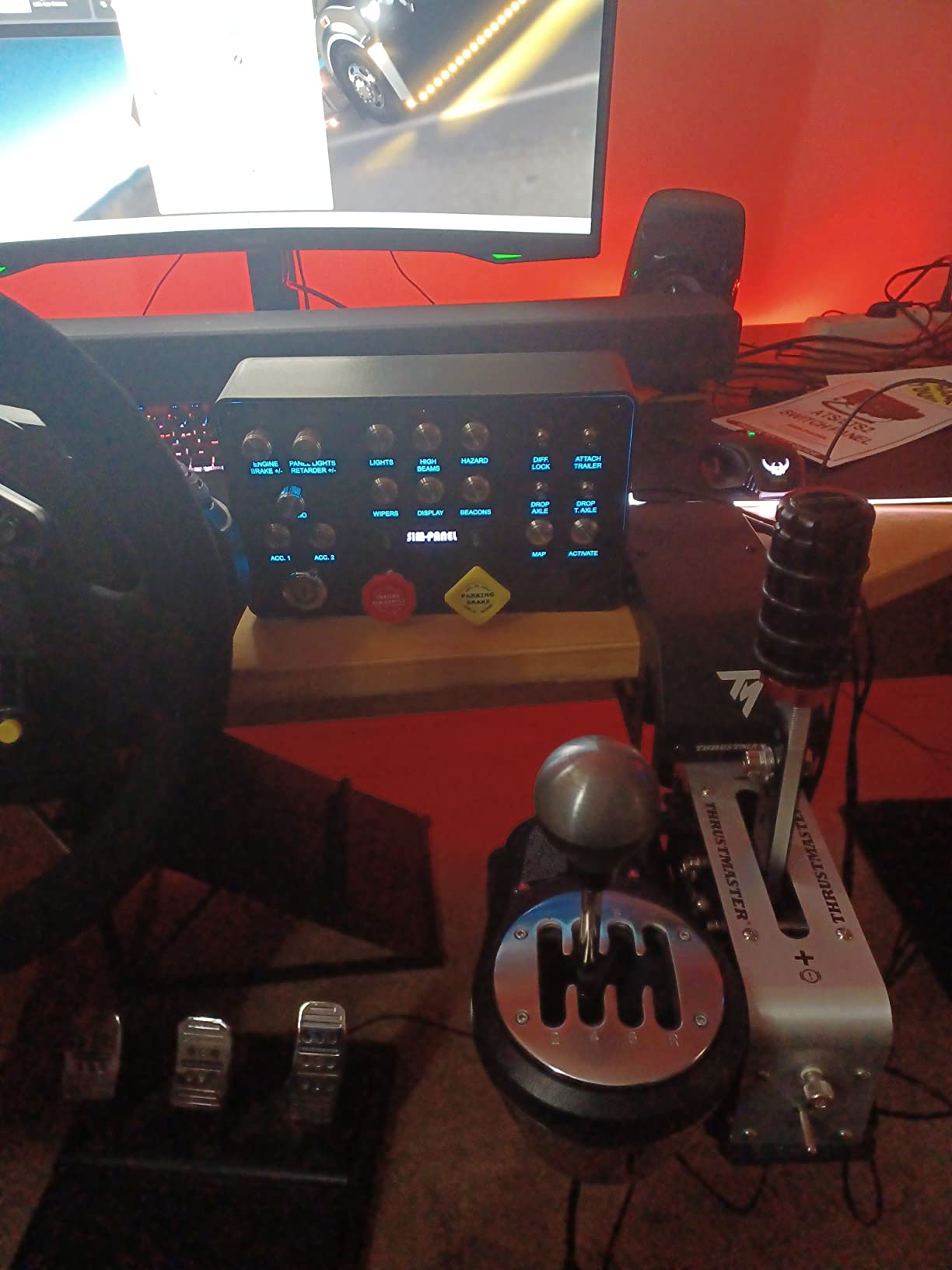 $50/mo - Finance SIM-PANEL Classic ATS/ETS2 Button Box for American ...