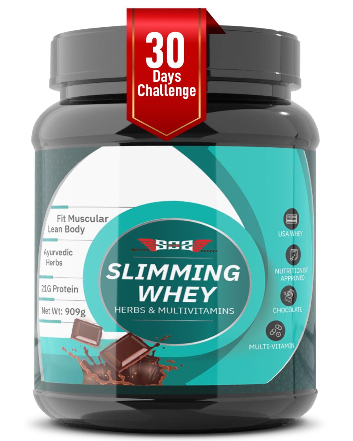 SOS Nutrition Women Whey Protein, Plant Protein, Apple Cider, Green ...