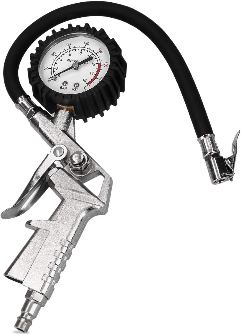 Toolzone Tyre Inflator and Gauge Fleet End : Amazon.co.uk: Automotive