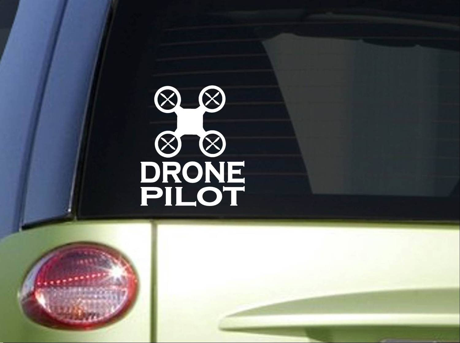 Amazon.com: EZ-STIK Drone Pilot Sticker *I815* 6x6 inch Decal Drone ...