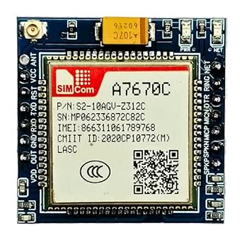 Robocraze A7670C GSM 4G Breakout Board - ADIY : Amazon.in: Industrial ...