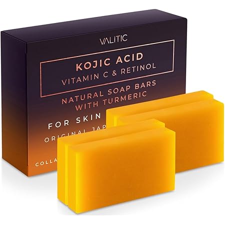 Amazon.com: VALITIC Kojic Acid Soap for Hyperpigmentation - with Glutathione, Collagen & Vitamin ...