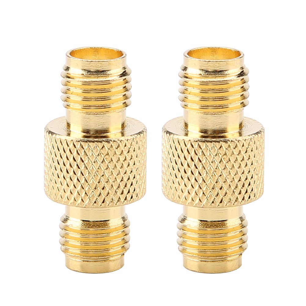 Walfront 2PCS RF Switch Female to Female Radio SMA Coaxial Adapter Two ...