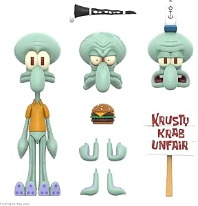 Super7 ULTIMATES! Spongebob Squarepants Squidward - 7" Spongebob Action ...
