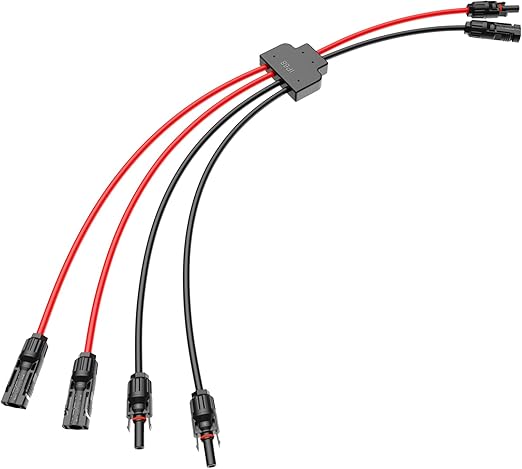Amazon.com: JXMXRPV Solar Connectors for 2 Solar Panels,Tool-Free Solar ...