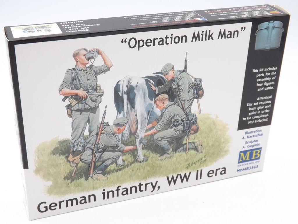 Amazon.com: Master Box WWII Operation Milkman German Infantry (4 and ...